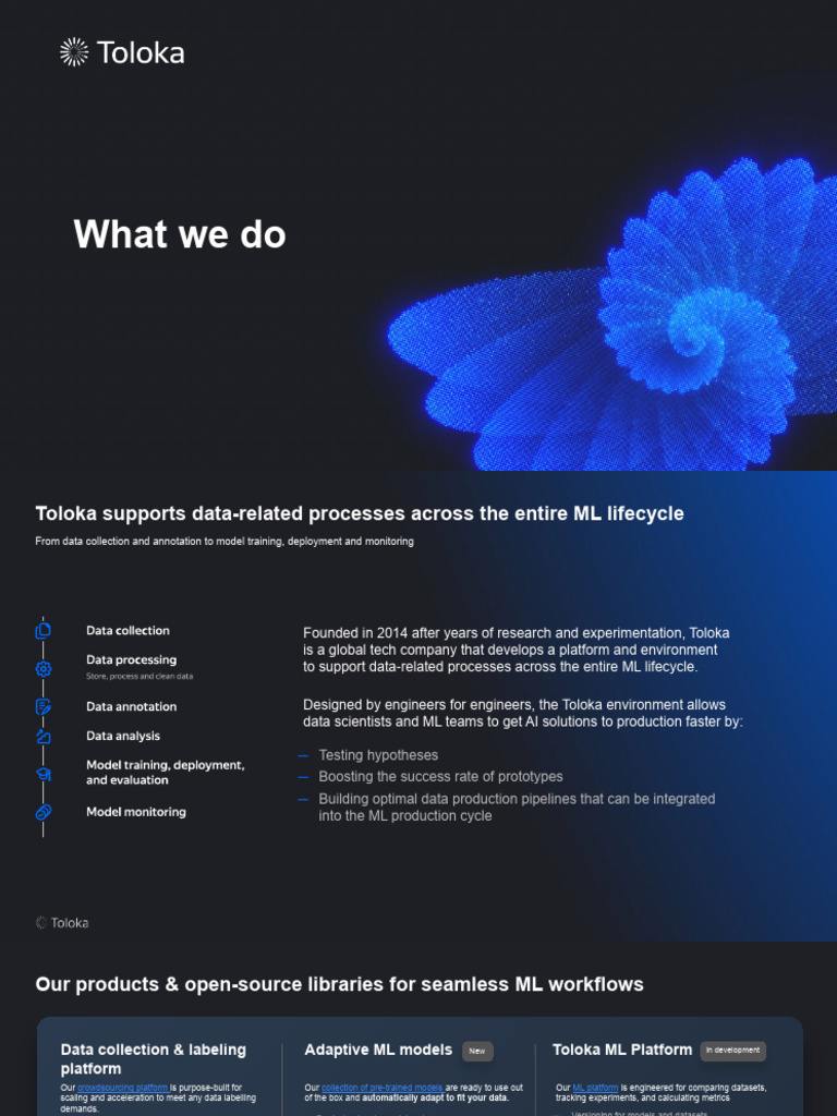 About Toloka | PDF | Artificial Intelligence | Intelligence (AI ...