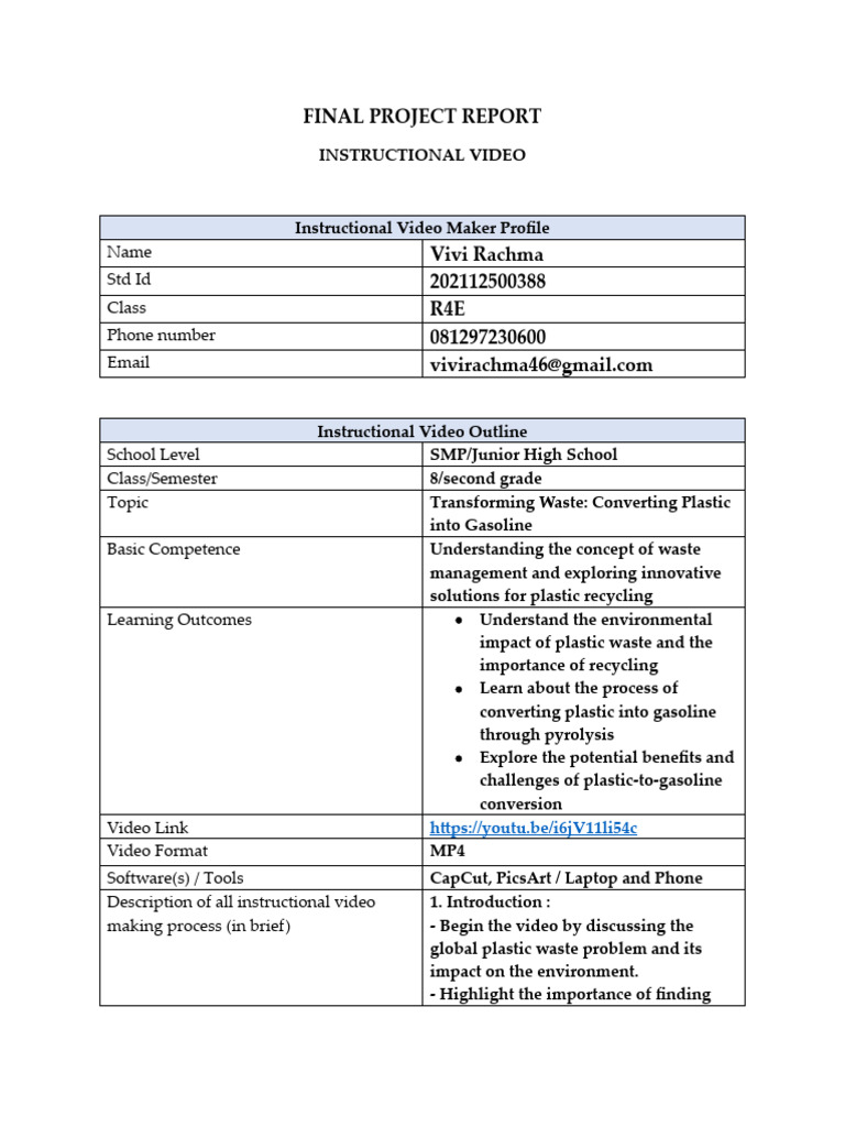 Video Script | PDF | Recycling | Waste