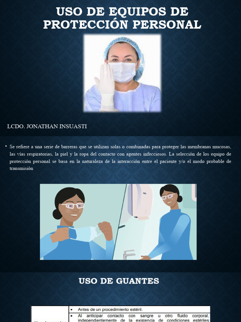 USO DE EQUIPOS DE PROTECCIÓN PERSONAL | PDF