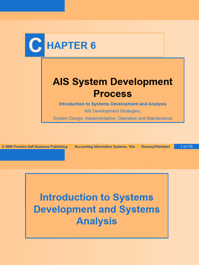 Ais Chapter 6 System Dvpt Ais Pdf Outsourcing Systems Science