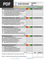 5S Audit Checklist and Report PDF | PDF | Audit | Business
