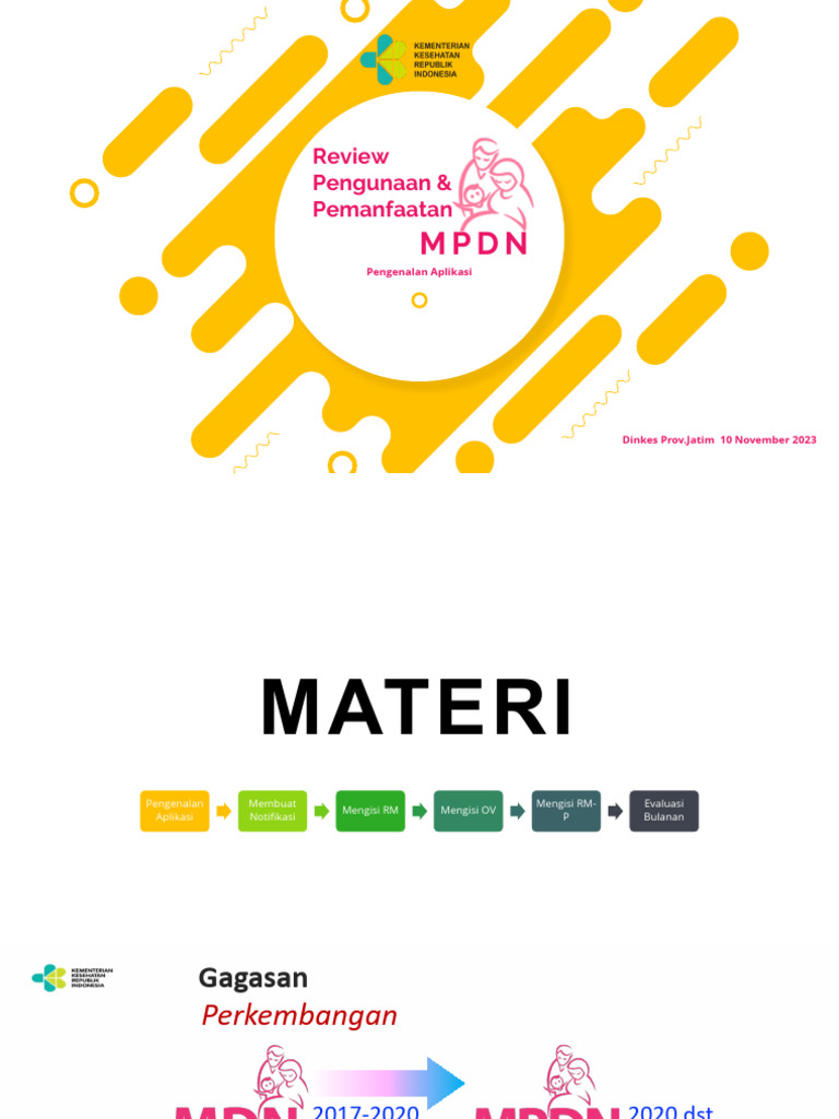 MPDN 2. 2. Dinkes Prov - Jatim 10 Nov 23 | PDF