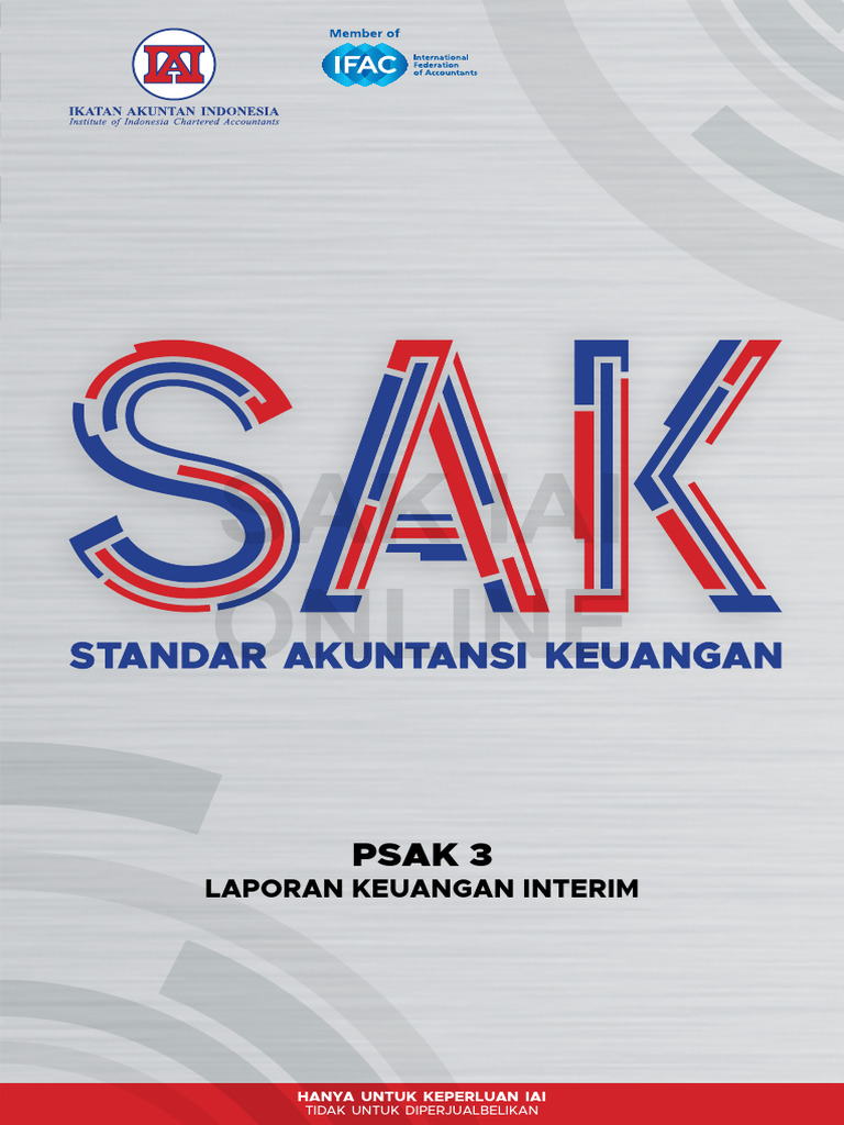 PSAK 3: Laporan Keuangan Interim | PDF