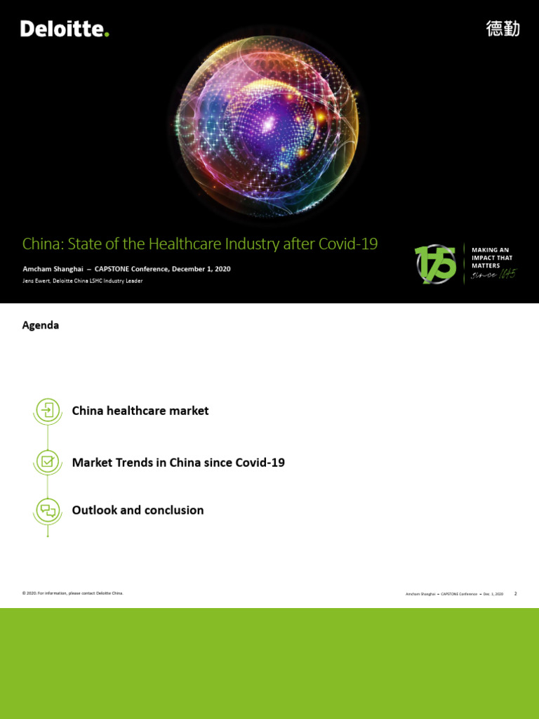 Deloitte 2021 Healthcare Report | PDF | Health Care | China