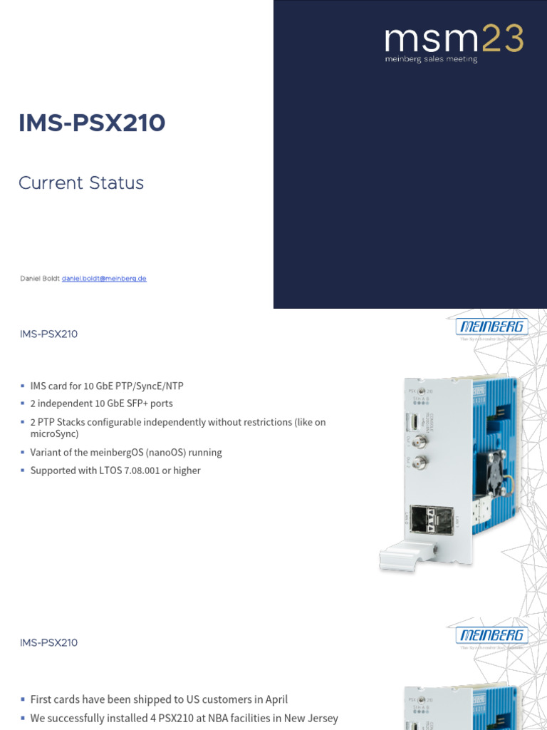 IMS-PSX210 & PTP Track Hound Update | PDF | Computer Network | Computing