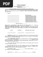 Barangay Census Form | PDF