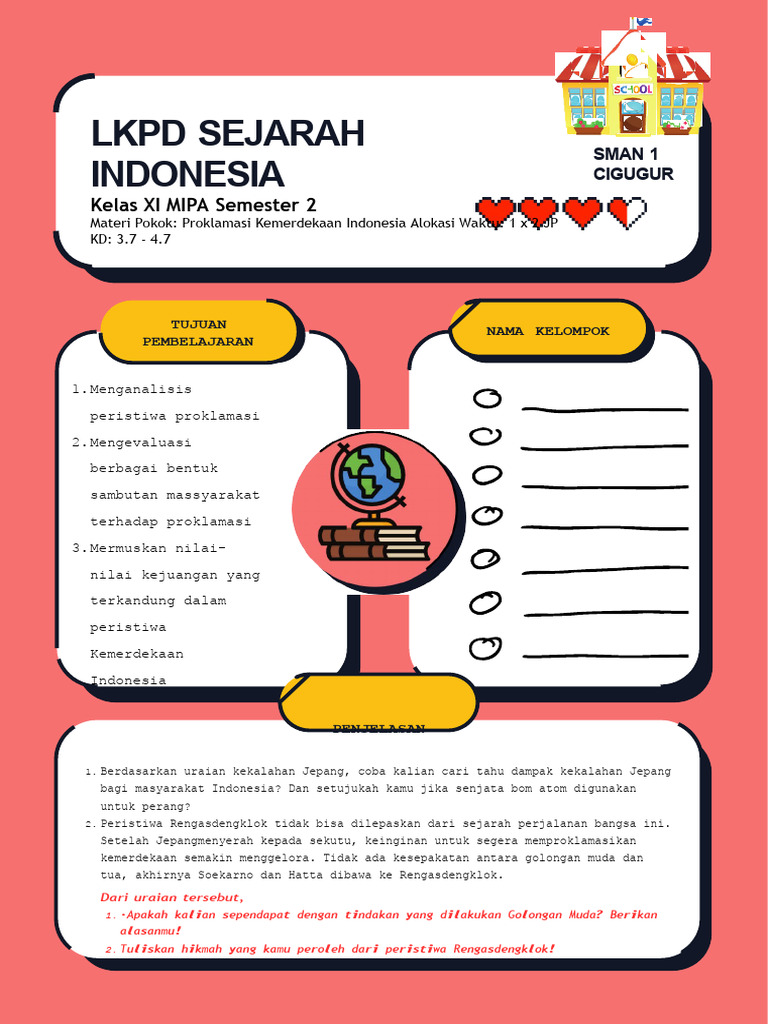 LKPD | PDF | Sejarah