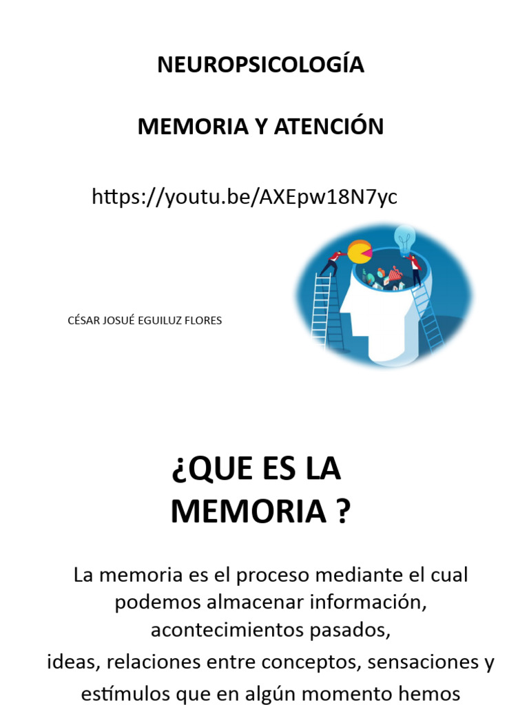 Memoria y Atencion | PDF | Memoria | Atención