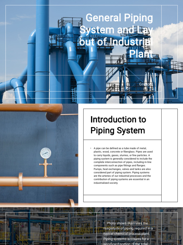 Industrial Plant Piping Systems Overview | PDF | Pipe (Fluid Conveyance ...
