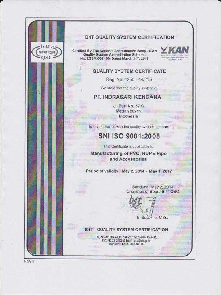 Brosur Pipa Dan Iso Pipa | PDF