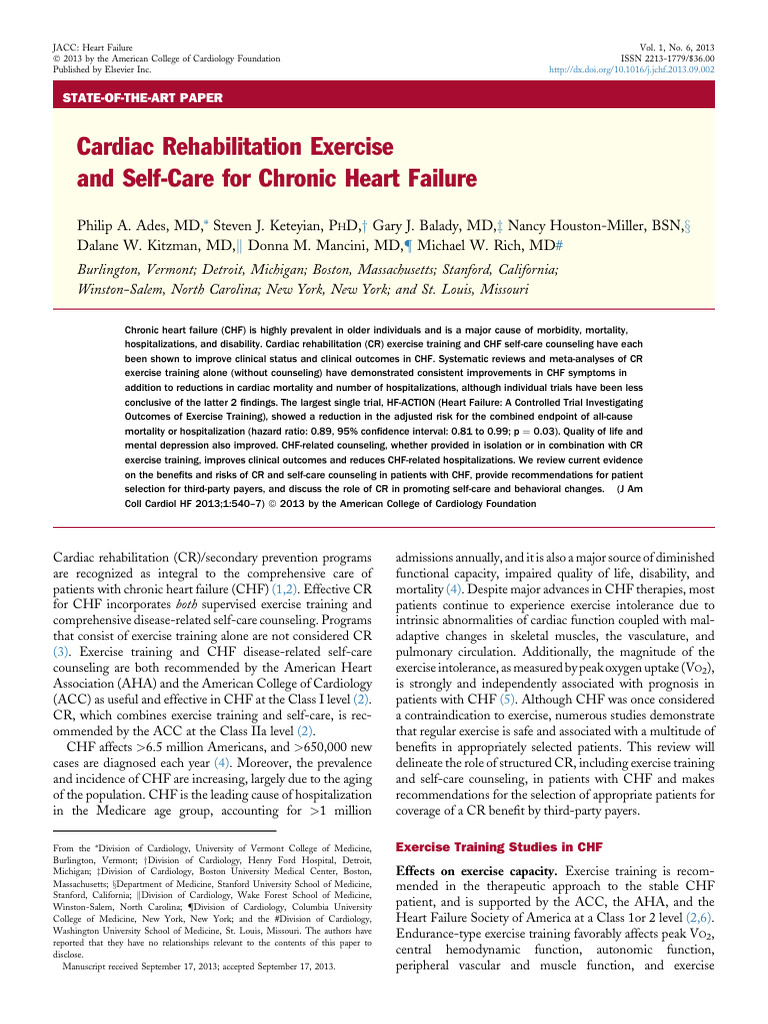 CHF 4 | PDF | Heart Failure | Heart Rate