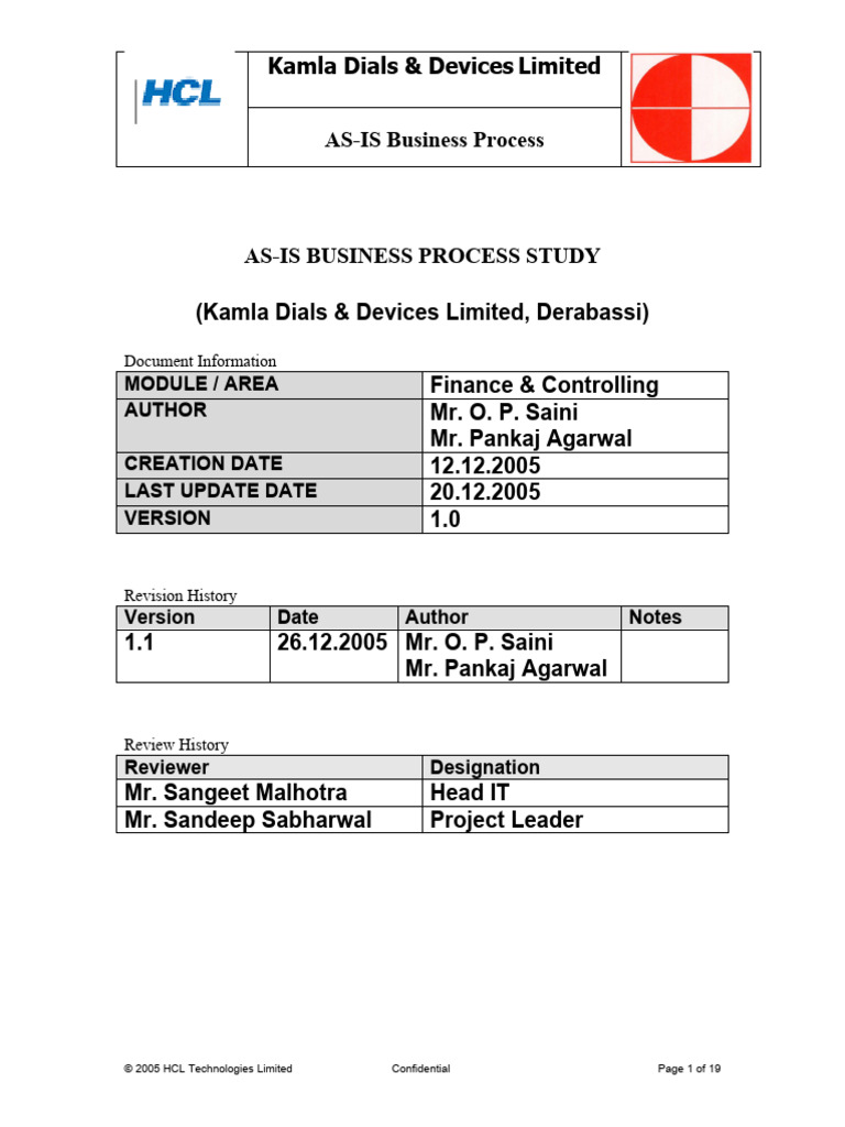 AS IS Study in KDDL (FAC) | PDF | Debits And Credits | Invoice