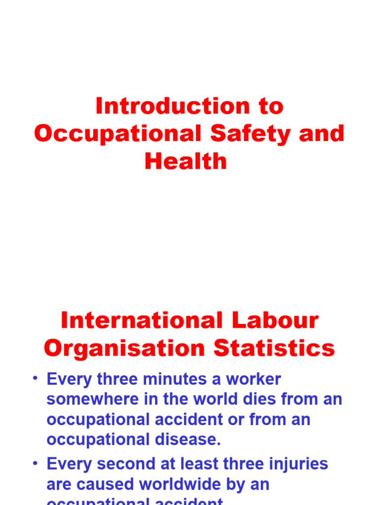 Safety Topic 1 - Introduction To Safety | PDF | Hazards | Risk