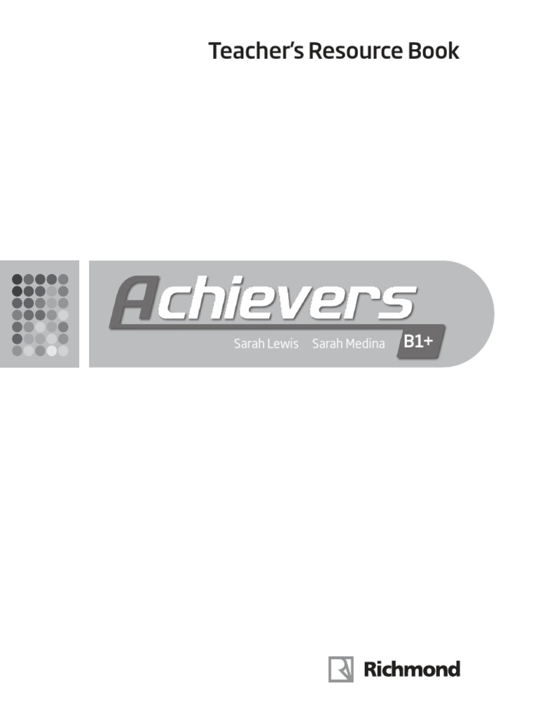 Achiever b1 Teachers Resource Book | PDF | Thanksgiving