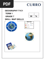 Geography Grade 8 Map Scales Worksheet | PDF | Earth