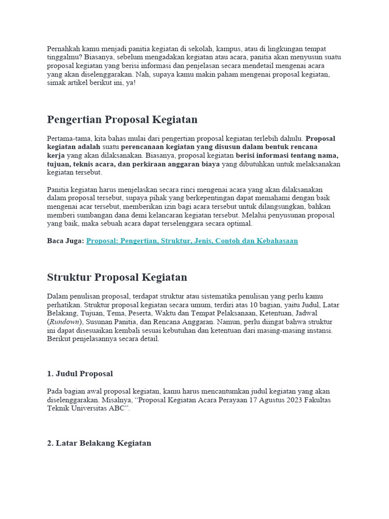 Pernahkah Kamu Menjadi Panitia Kegiatan Di Sekolah | PDF | Ilmu Sosial | Perjalanan