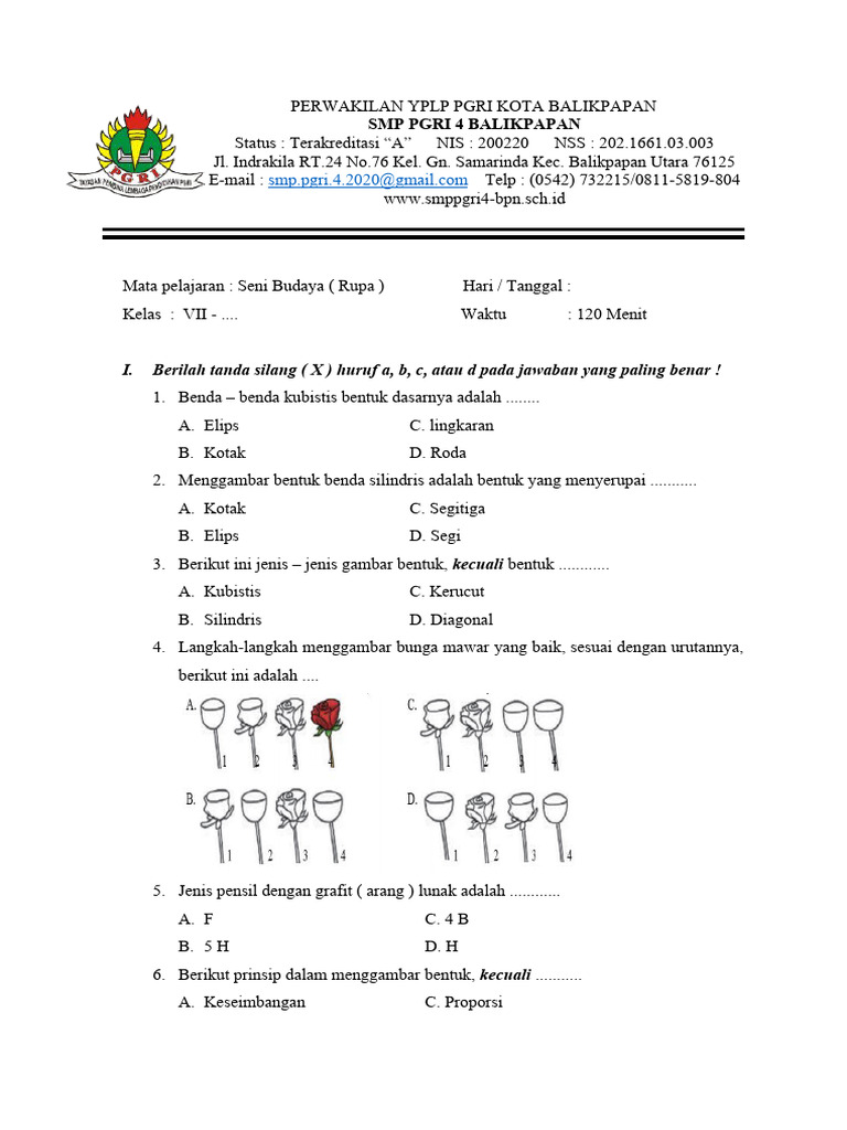 Latihan Soal KLS 7 | PDF