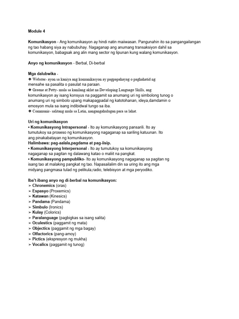 Komfil Reviewer Mod. 4-5 | PDF