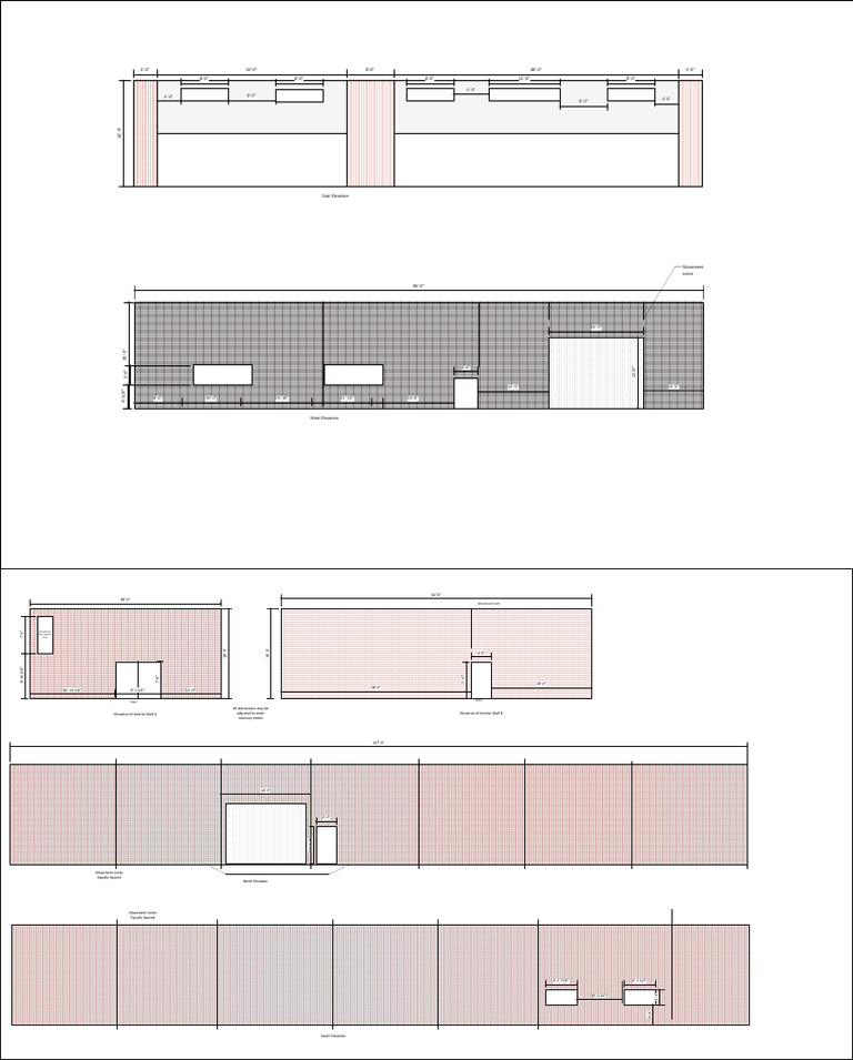 Single Story Building Elevations | PDF | Buildings And Structures ...