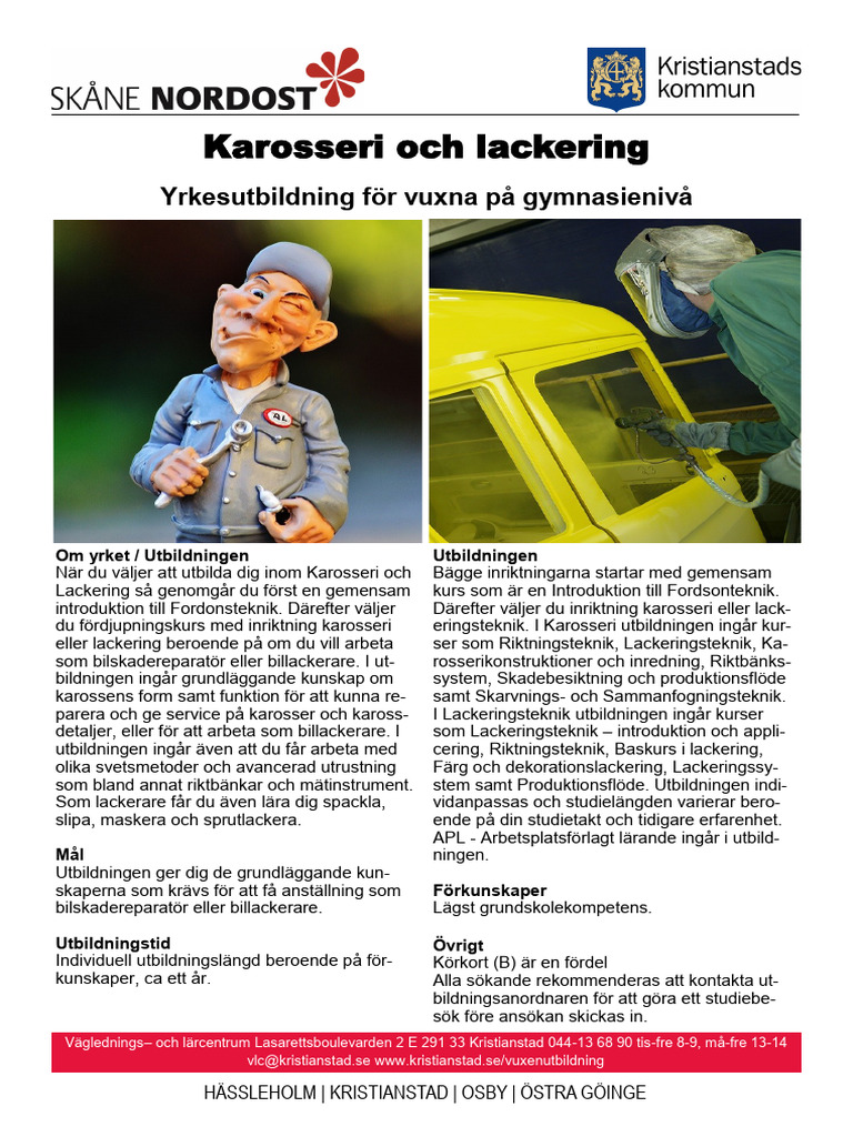 Karosseri Och Lackering | PDF