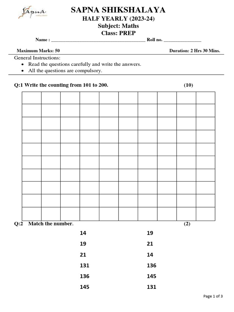 Question Paper Format | PDF