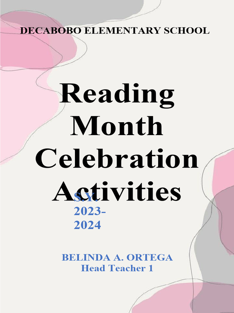 Reading Month Activities | PDF
