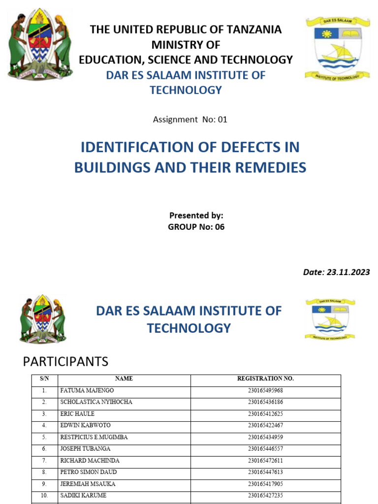 Group No 06 Assigment No - 01 | PDF | Civil Engineering | Building ...