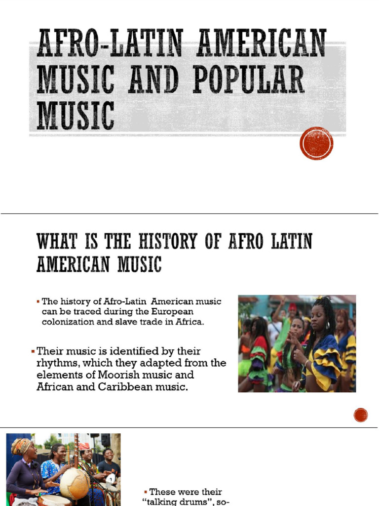 Afro Latin American Music and Dances | PDF