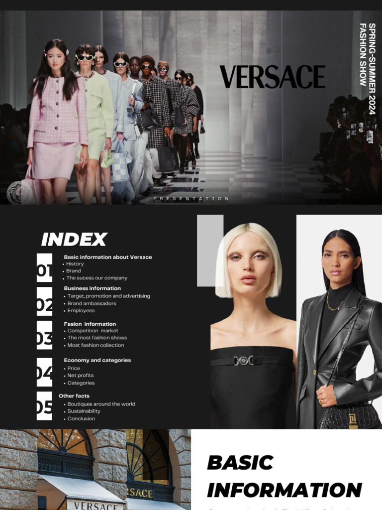 VERSACE | PDF | Fashion | Clothing