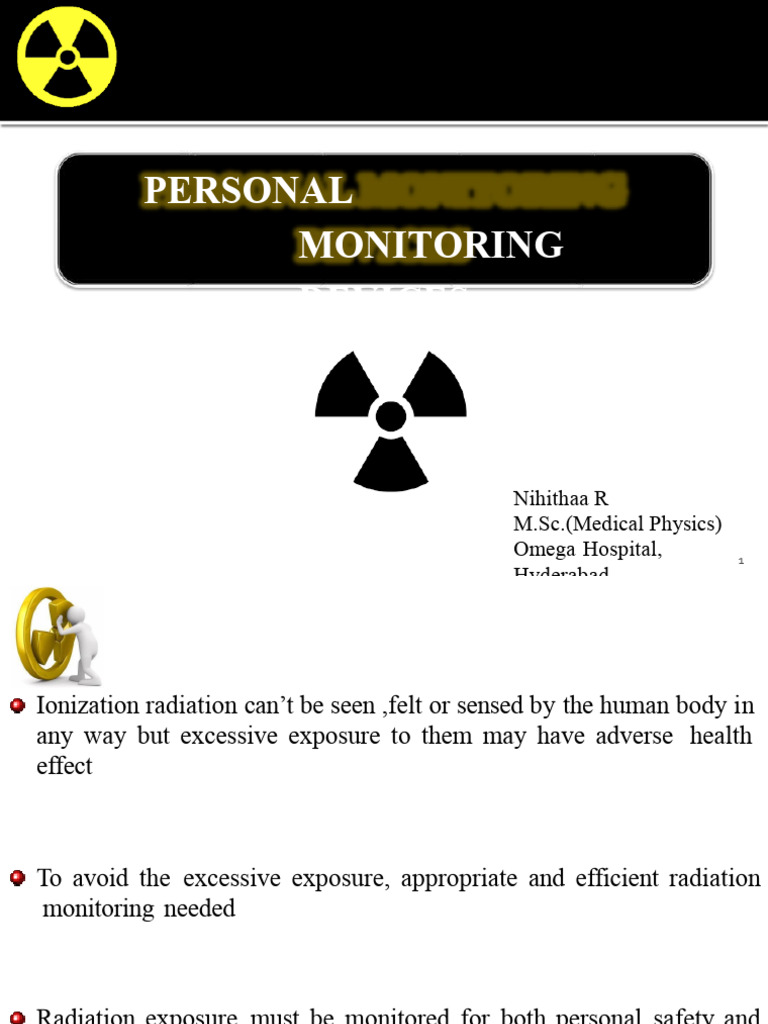 Personal Monitoring Devices for Radiation | PDF | Ionizing Radiation ...