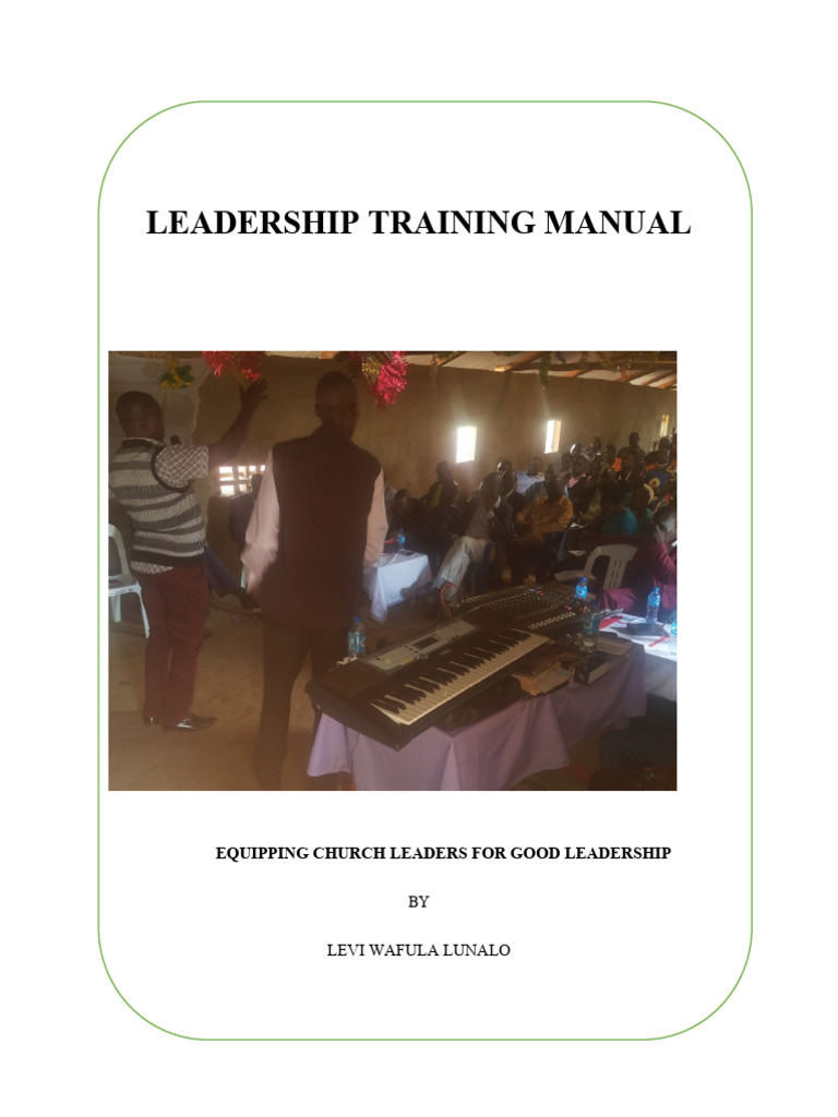 Leadership Training Manual: Equipping Pastors and Church Leaders | PDF ...
