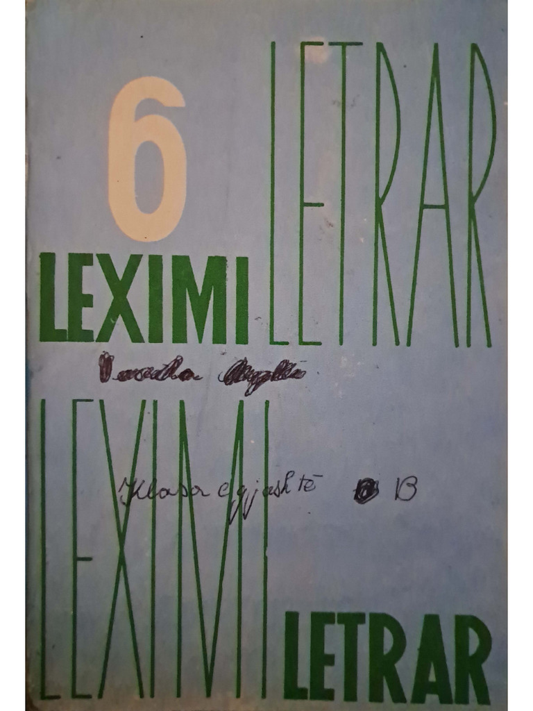 Leximi Letrar 6 (1992) | PDF