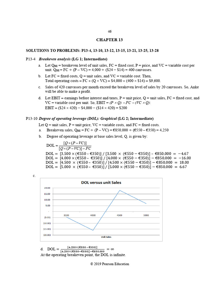 Week 08 - CH 13 Solutions To Selected End of Chapter Problems | PDF ...