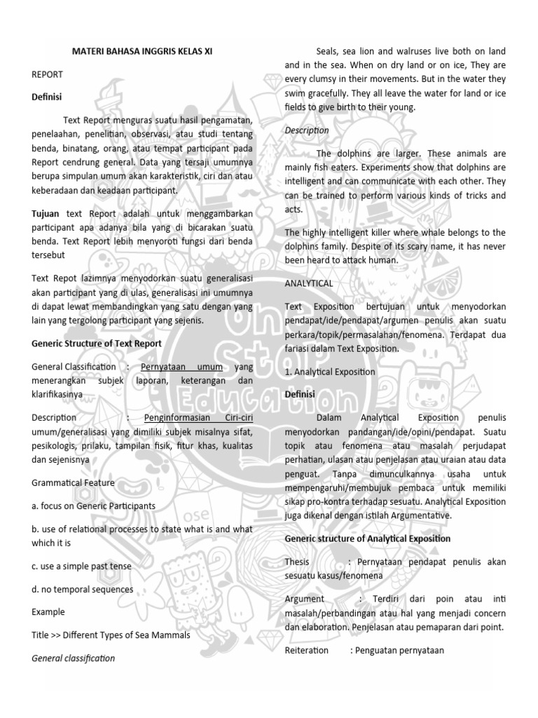 Materi Bahasa Inggris Kelas Xi Pdf