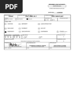 On Duty Form for Employee Attendance | PDF