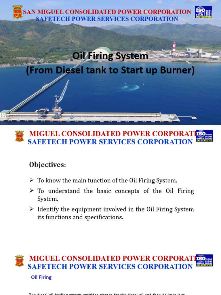 Oil Firing System | PDF | Diesel Engine | Pump