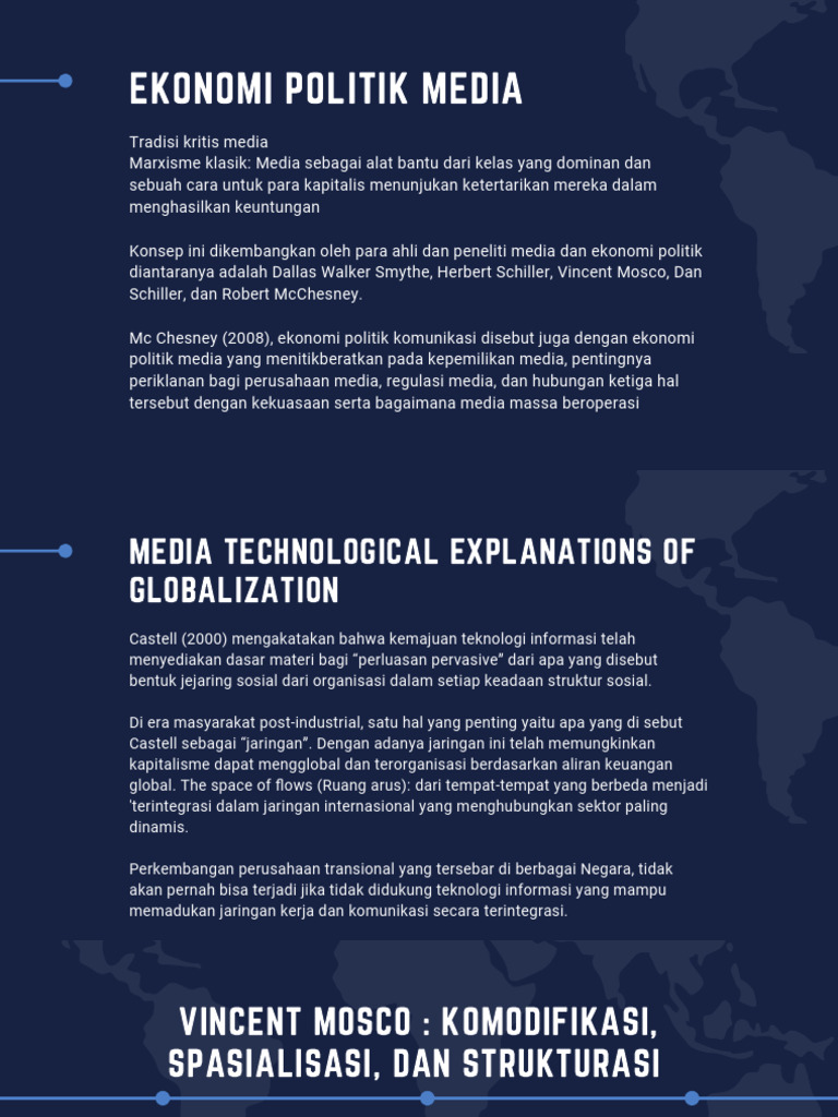 Ekonomi Politik Media-Vincent Mosco | PDF | Pengelolaan Keuangan & Uang