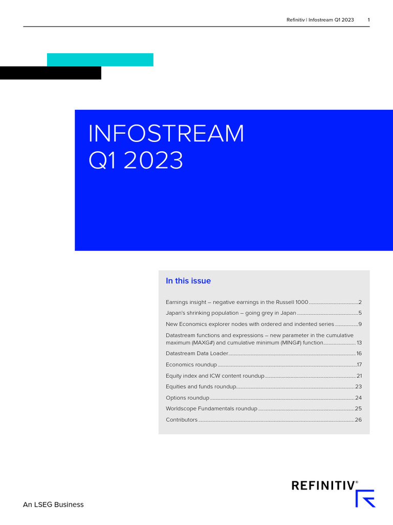 Infostream Q1 23 | PDF | Inflation | Loans