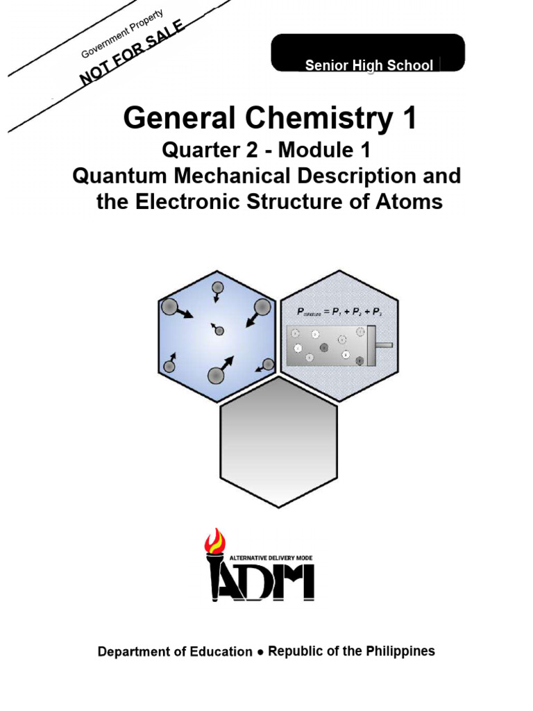 Gen Chem 1 Q2 Module 1 | PDF | Atomic Orbital | Electron Configuration