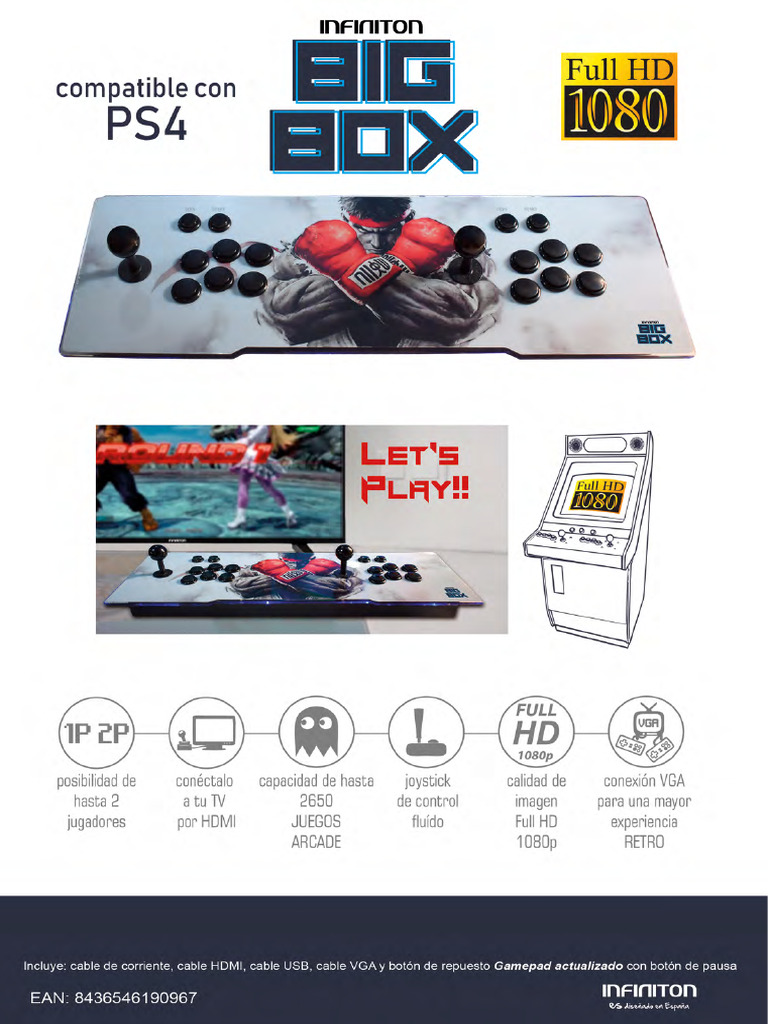 ARCADE BIG BOX Ficha | PDF