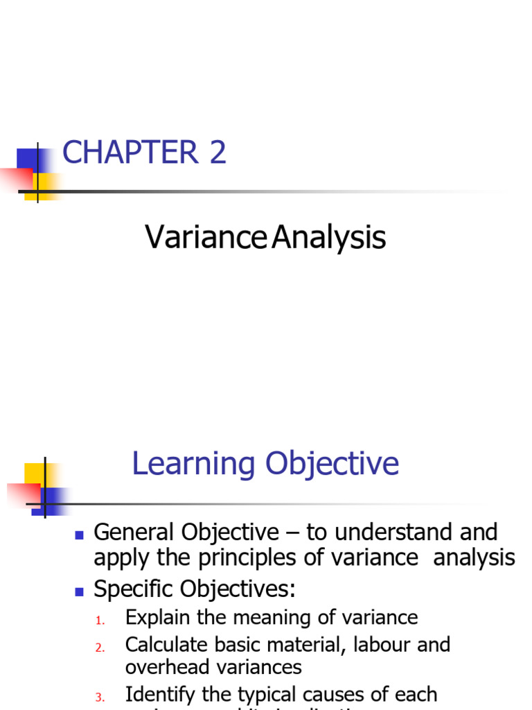 Chapter 6 (Variance Analysis) | PDF | Prices | Variance