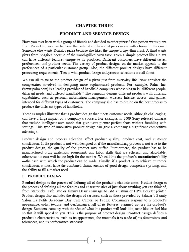 Om-Chapter 3 | PDF | Mass Production | Product Lifecycle