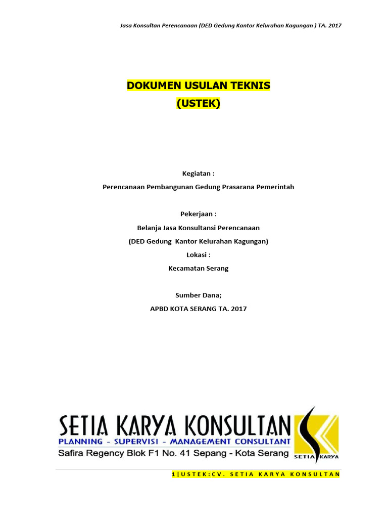 Ustek Ged - Kantor Kel. Kagungan | PDF