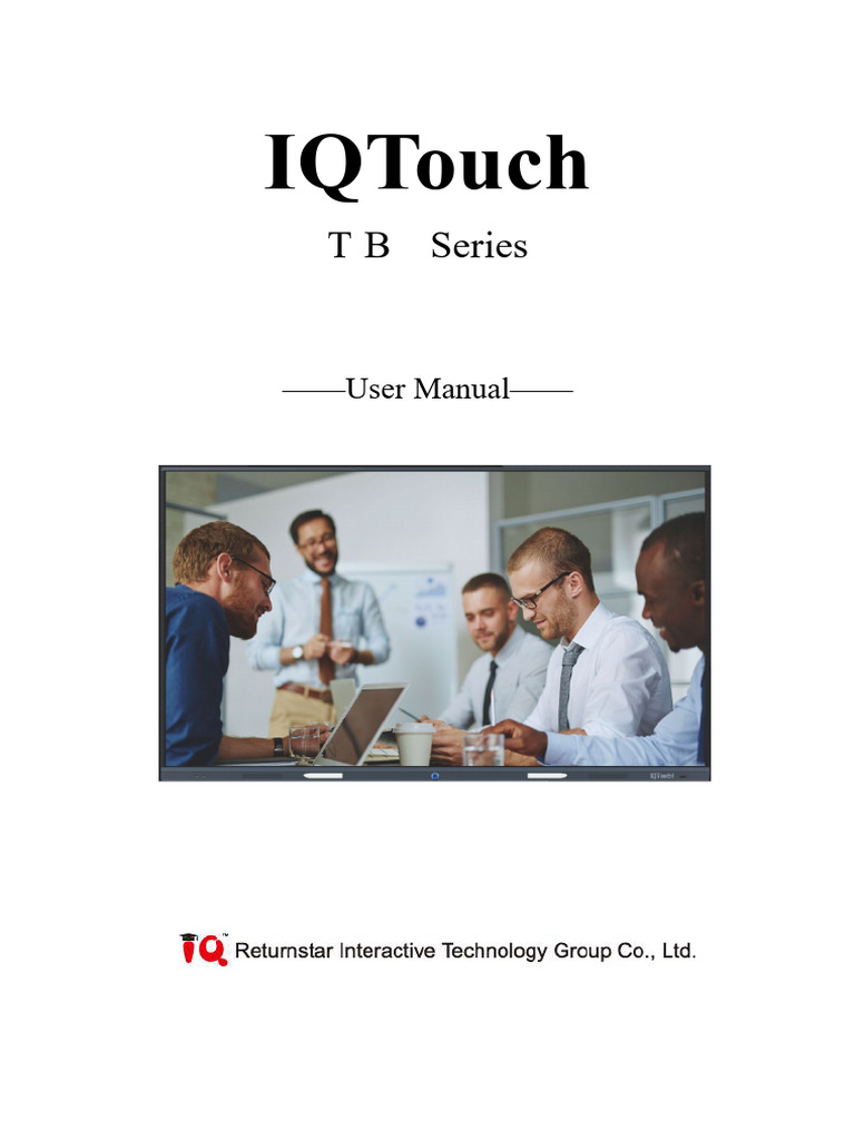 Display Interactiv IQTouch User Manual ENG | PDF | Icon (Computing) | Computer File