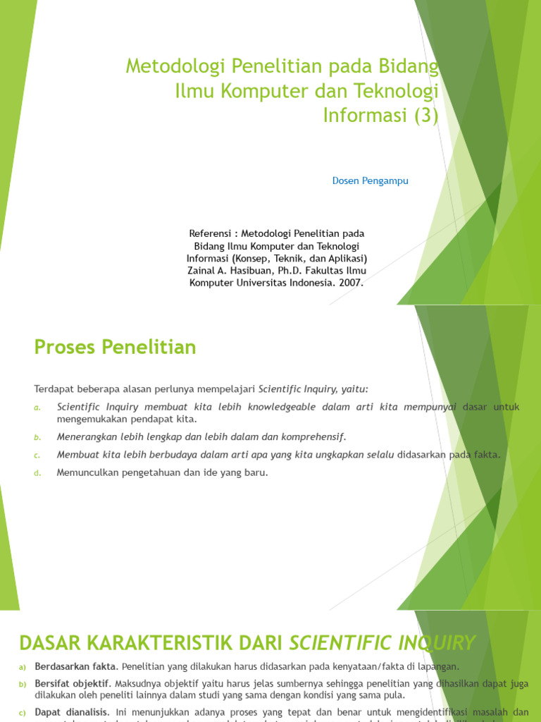 Materi 3 Proses Penelitian | PDF | Komputer