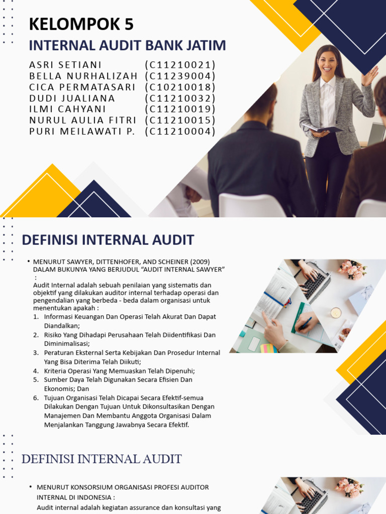 Kelompok 5 Internal Audit Bank Jatim | PDF