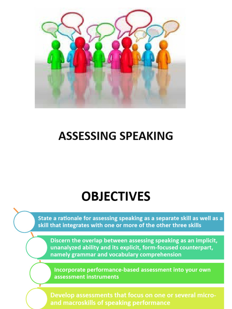 Speaking Assessment Guide | PDF | Speech | Word