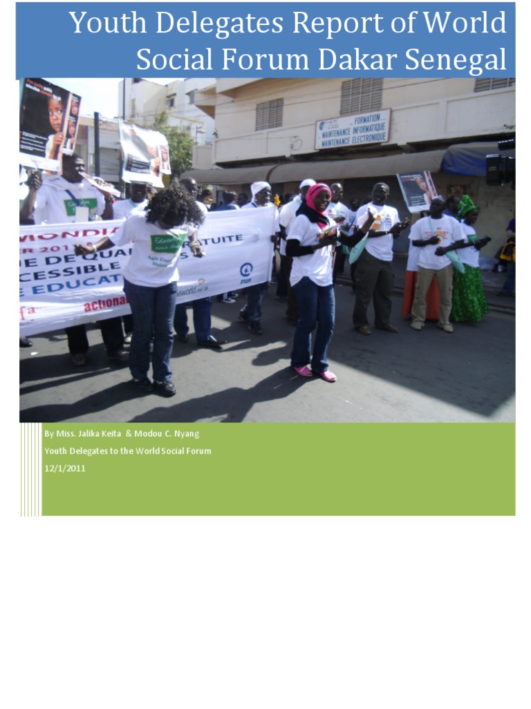 Zero Draft Youth Report of The World Social Forum 2011 | PDF ...