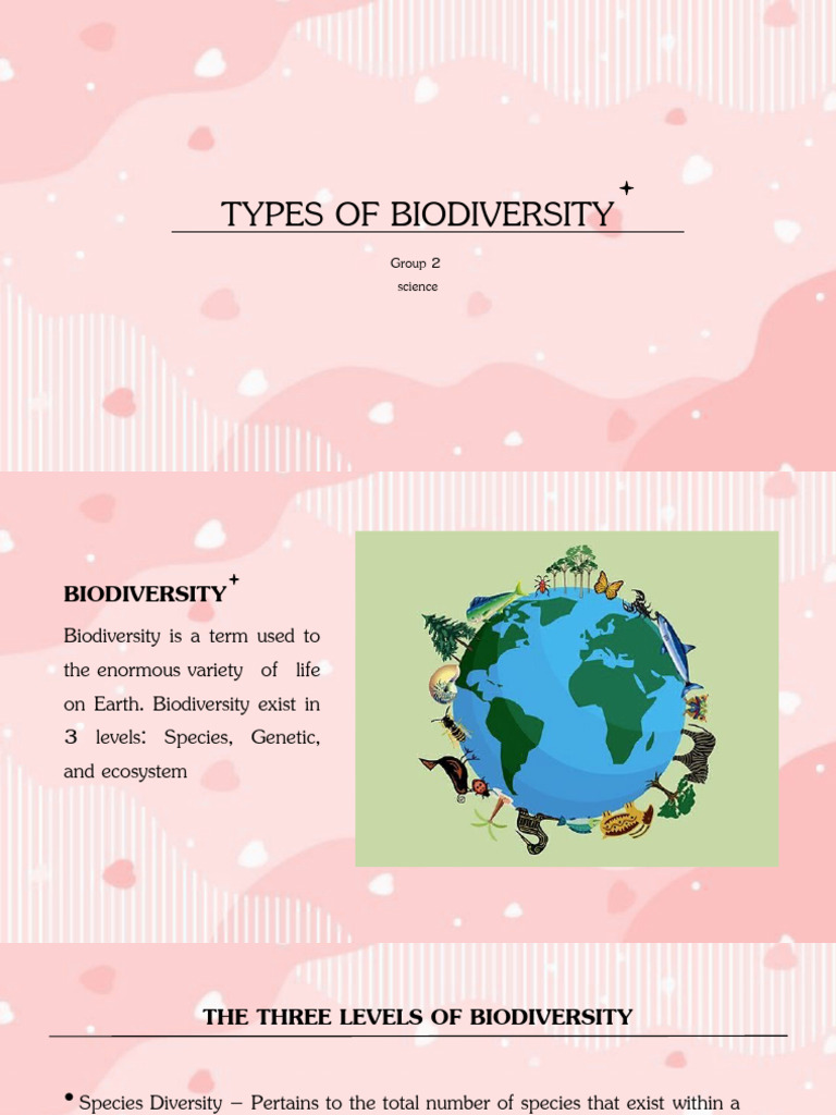 Types of Biodiversity 2 | PDF | Biodiversity | Genetic Diversity