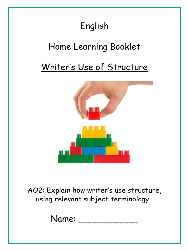 English Super Challenge Y11 Revision Structure.225880090 | PDF | Fish